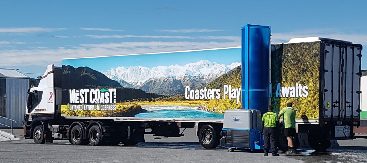 Mobile Truck & Bus Wash Systems from Transport Wash Systems.