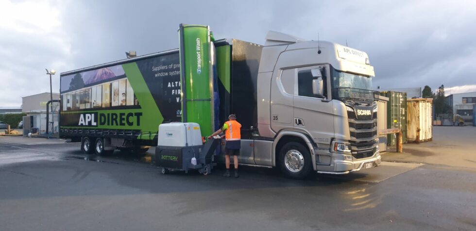 Mobile Truck & Bus Wash Systems from Transport Wash Systems.